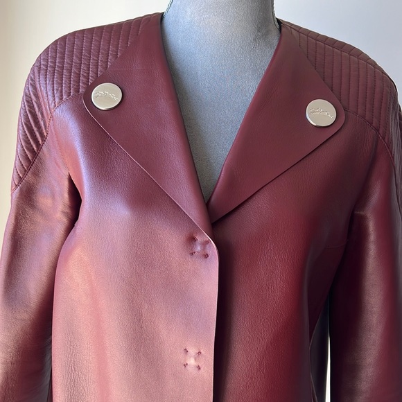 Longchamp | Jackets & Coats | Longchamp Leather Jacket | Poshmark